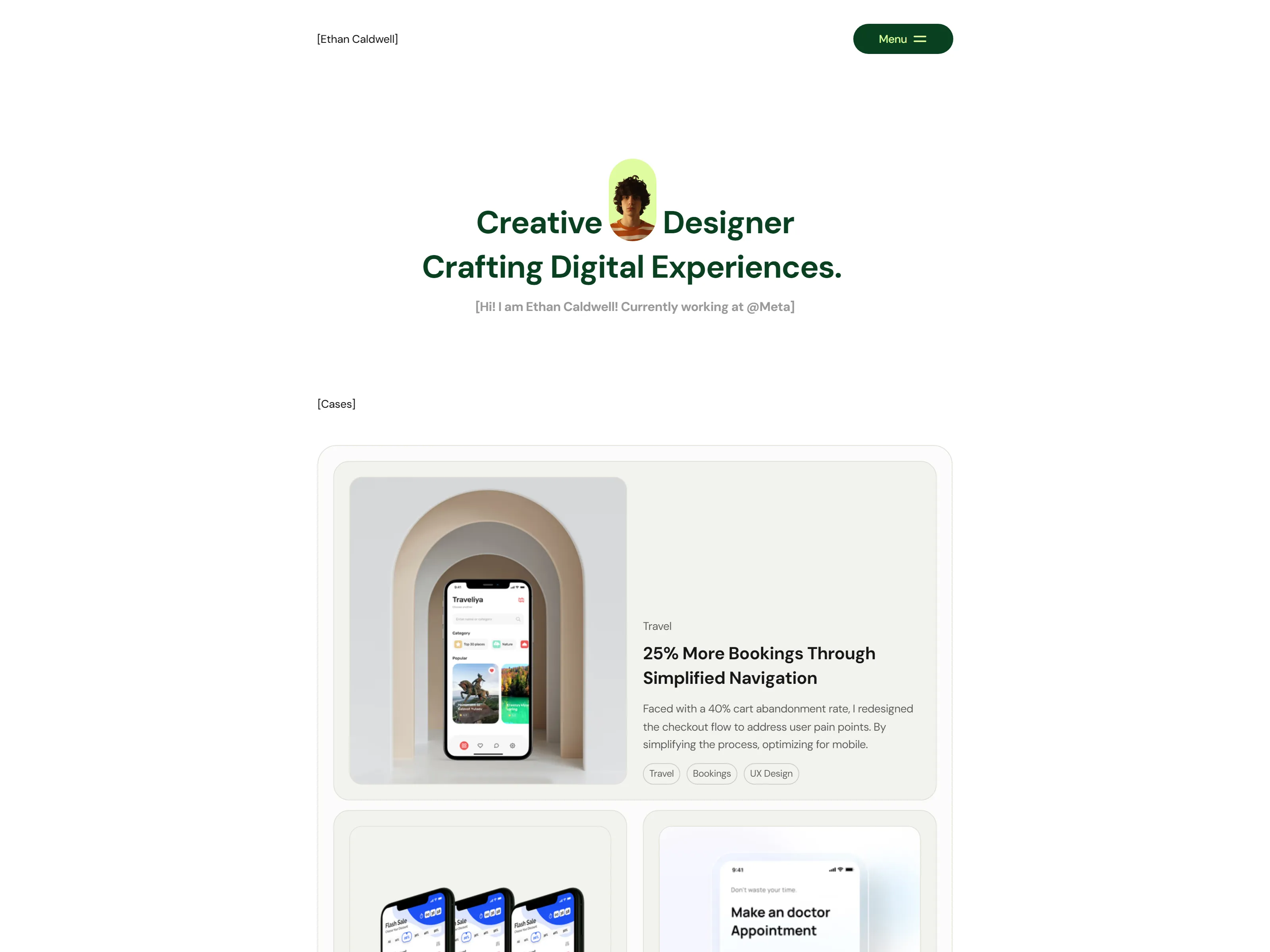 Uxfolio - Ultimate Designer Portfolio - Framplates | Framer Templates