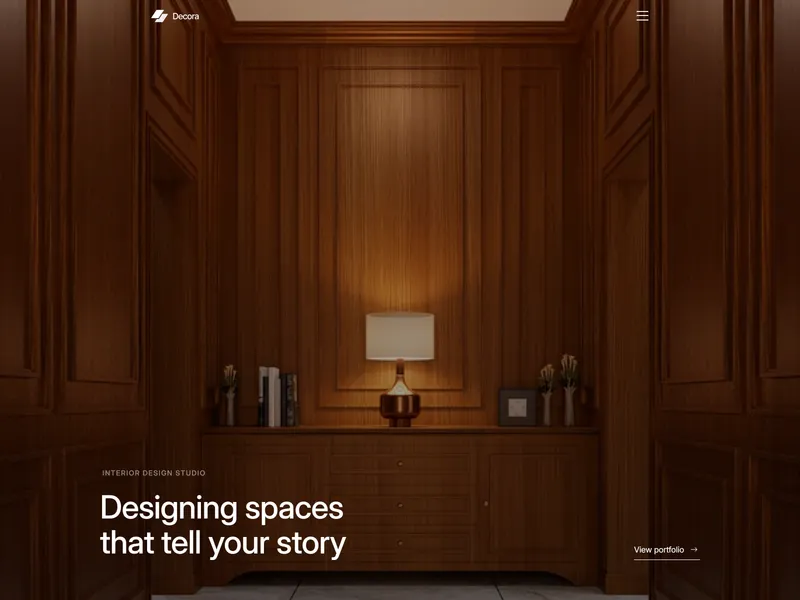 Decoraa - Premium interior design template - Framplates | Framer Templates